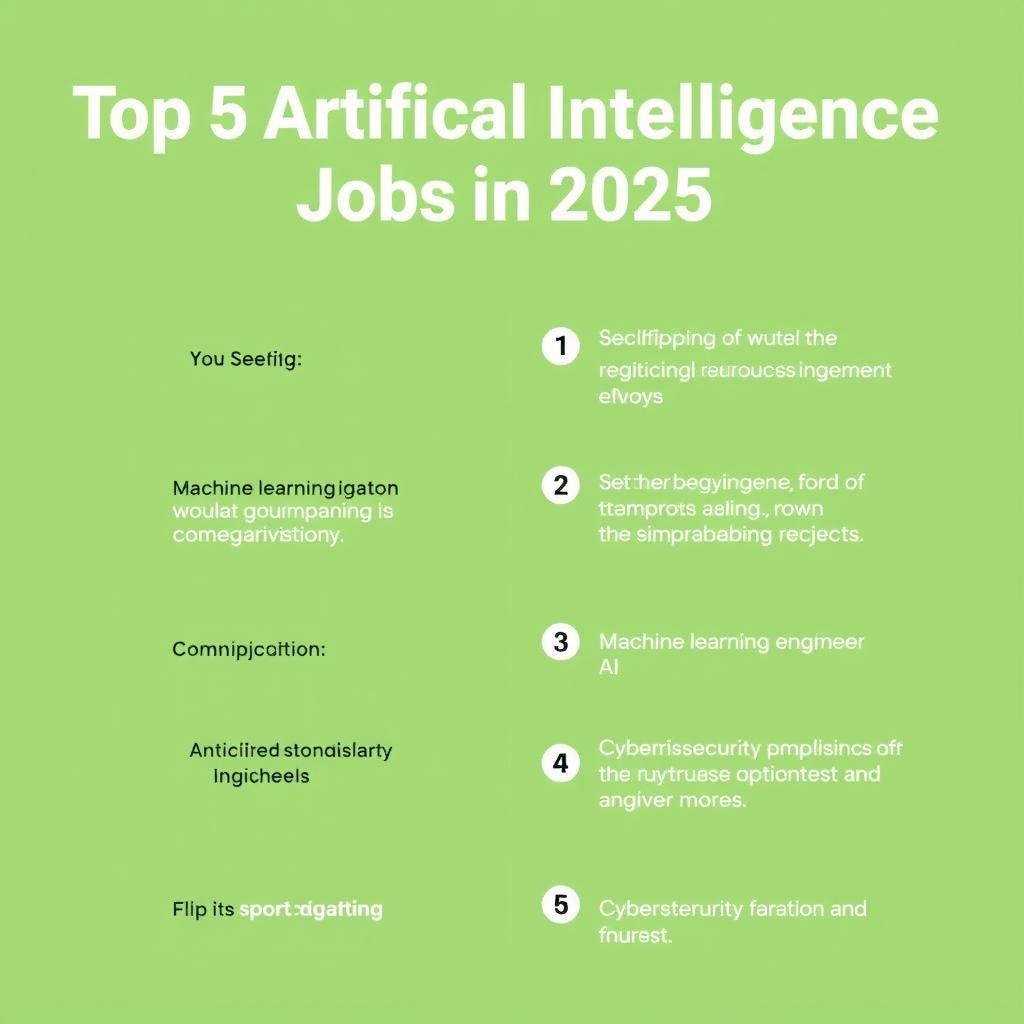 Top AI Jobs in 2025: Lucrative Careers Shaping the Future of Technology ...