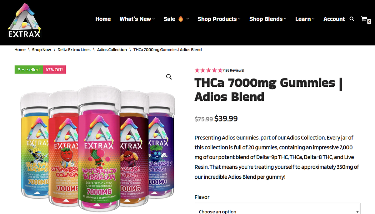 I ate 7000 mg THCa Gummies. (not all at once of course) Extrax… | by ...