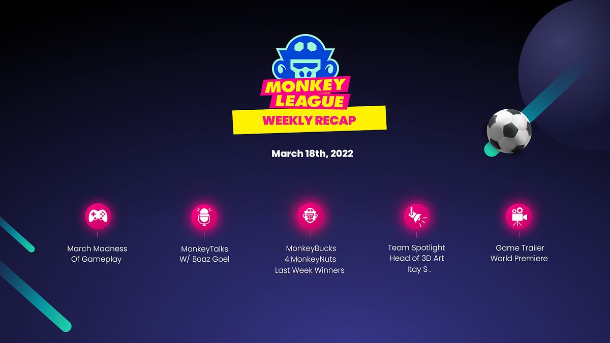 The MonkeyLeague Weekly Recap. We promised an action-packed month for ...