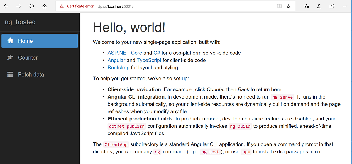 The Angular .NET Core 2.1 Template (Part Two) | by Jeremy Likness | Developer for Life | Medium