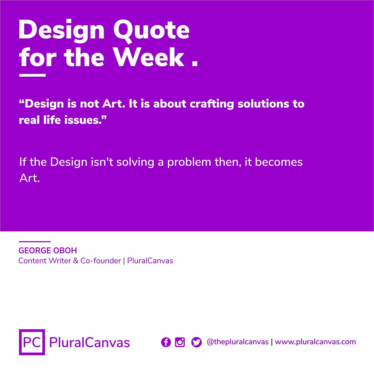 Graphic Design: A Problem-Solving Tool. | by PluralCanvas | Medium