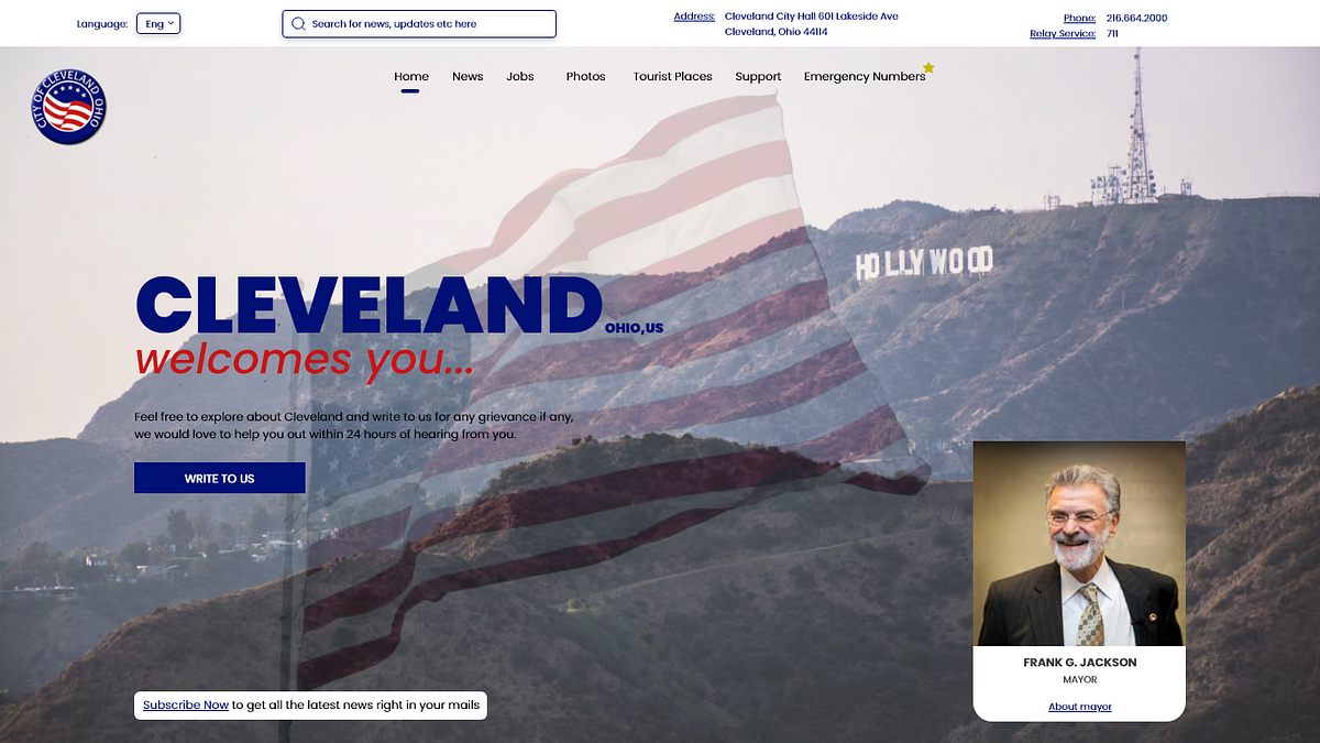 CASE STUDY 8: CLEVELAND WEBSITE REDESIGN | by Mohit Gopal | Medium