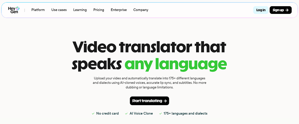HeyGen’s New Video Translator: One-Click Lip-Sync Dubs in 175 Languages ...