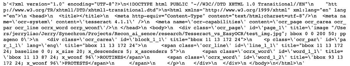 OCR Engine Comparison — Tesseract vs. EasyOCR | by Chejui Liao | The ...