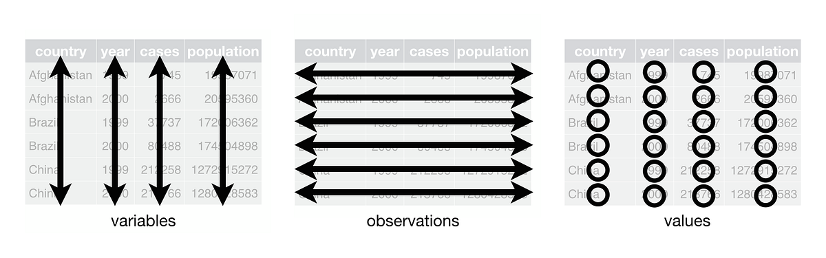 What’s Tidy Data?. How to organize messy datasets in… | by Rodrigo Marino | TDS Archive | Medium