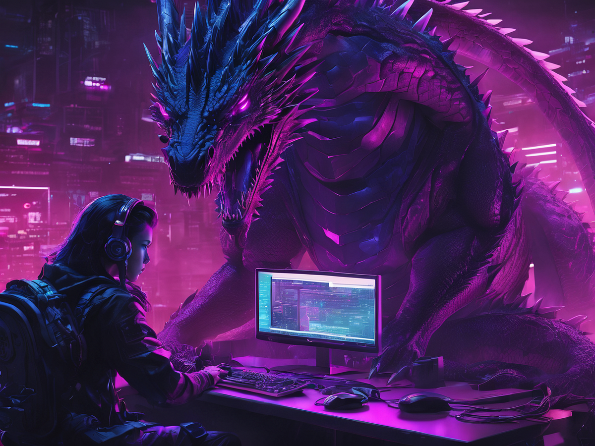 The Princess Elyra kidnapped by the evil Byte Dragon and saved by brave ...