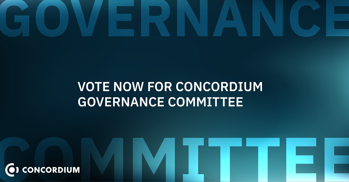 Concordium Governance Committee: Voting Period Open | by Concordium ...