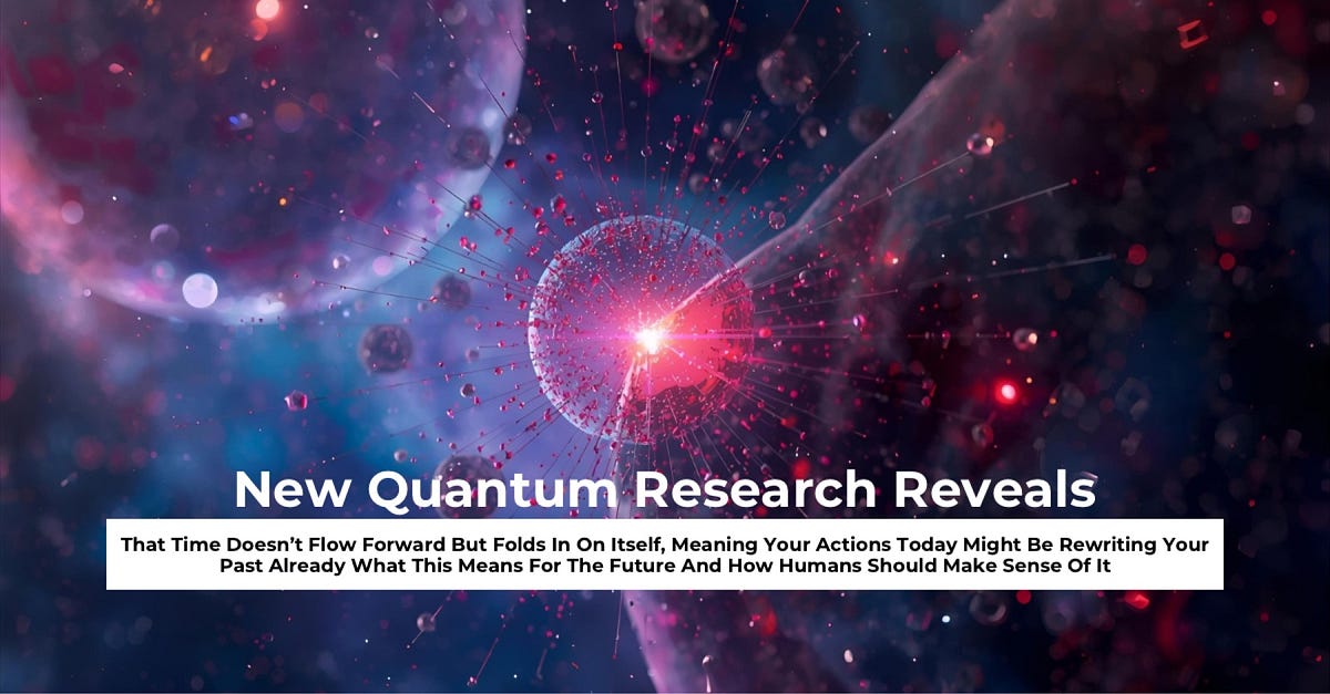 New Quantum Research Reveals That Time Doesn’t Flow Forward But Folds ...