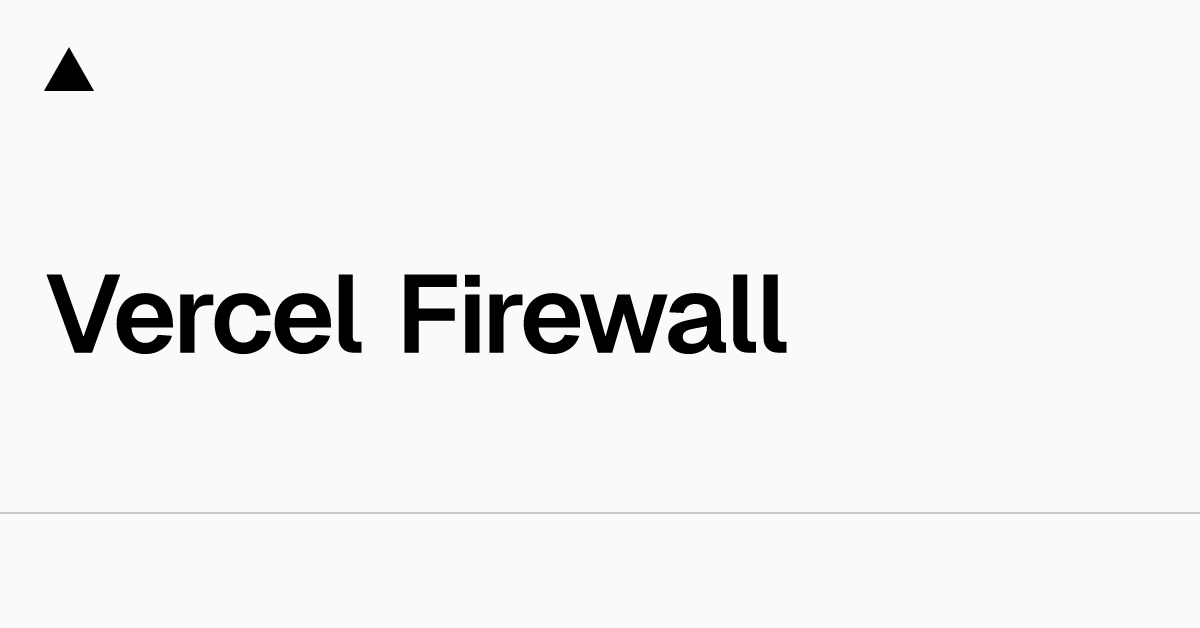 How to protect your Vercel app using Vercel WAF | by Z4NR34L | Rescale | Jul, 2024 | Medium