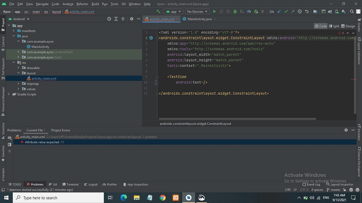Cara Membuat Layout di Android Studio - Inshiatunhanifah - Medium