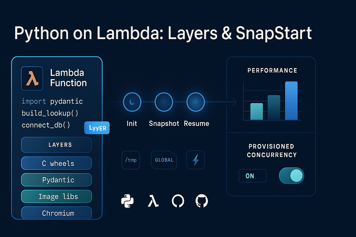 Python on Lambda: Layers, SnapStart-Alikes, and Reality | by Nexumo | Nov, 2025 | Medium