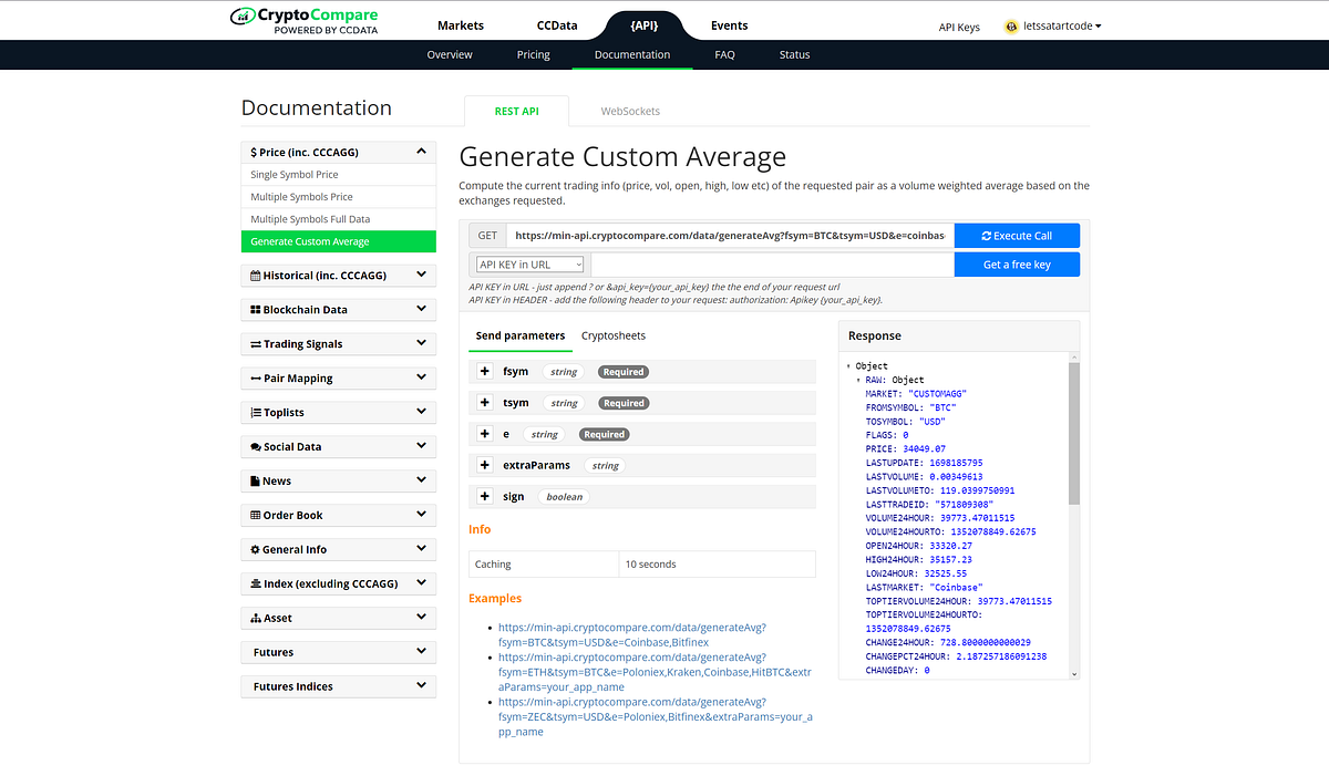 The easiest way to fetch real-time BTC data (“Without an API key, for ... The easiest way to fetch real-time BTC data (“Without an API key, for ...