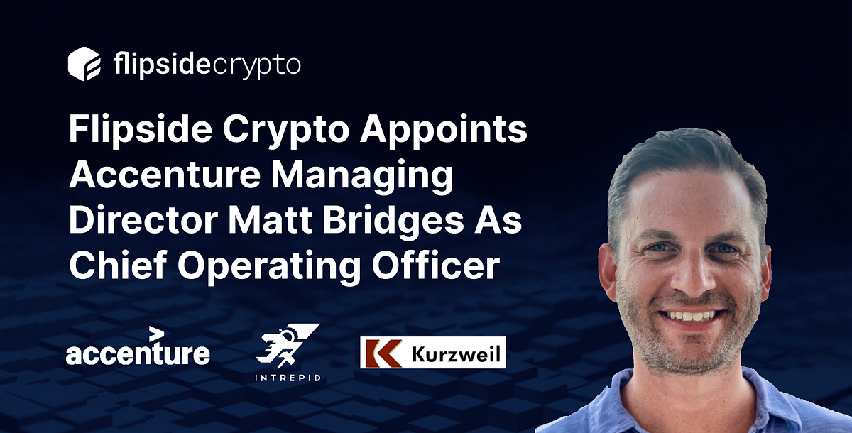 Interview with Flipside Crypto’s New Chief Operating Officer, Matt Bridges | by Flipside Crypto ...
