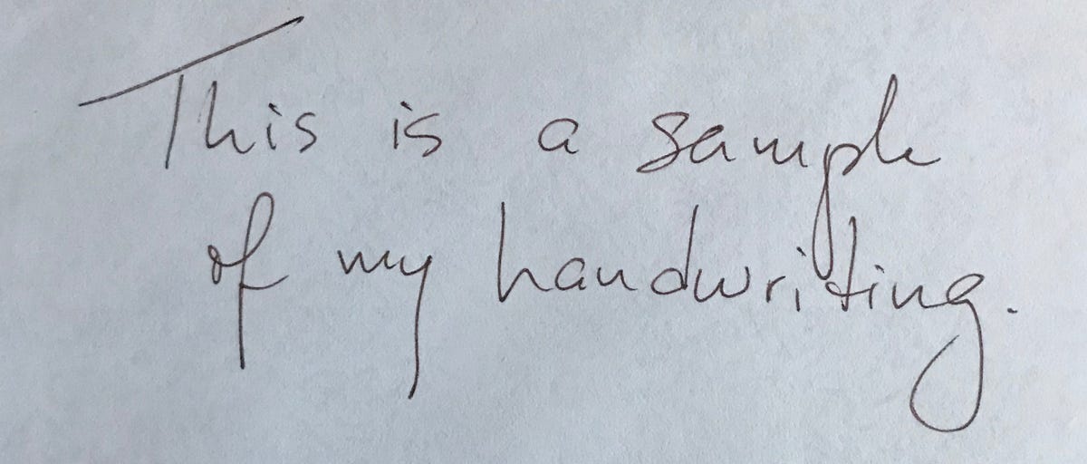 The influences that linger. Like most children, my handwriting was ...