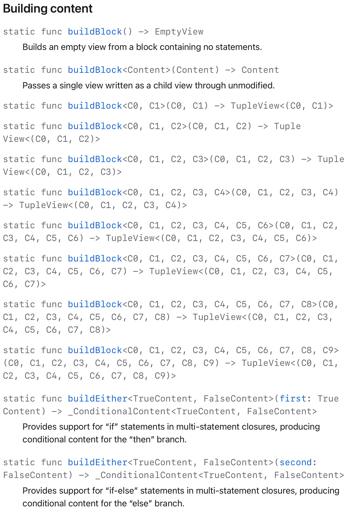 SwiftUI — ViewBuilder — 어떻게 Stack에는 여러 개의 뷰가 들어갈까? | by minsson | Medium