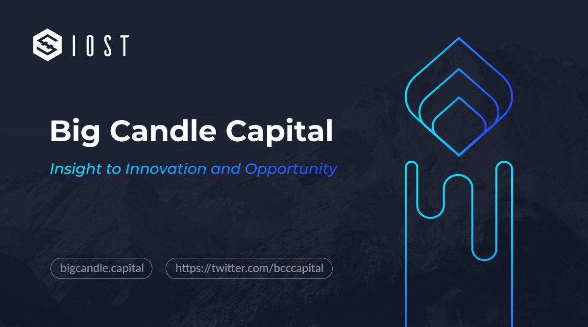 Big Candle Capital Joins Force with IOST to Launch a 100-Million-Dollar ...