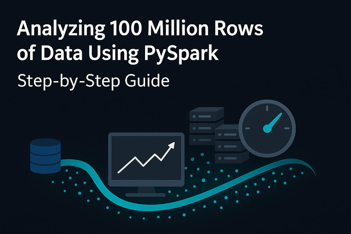 Analyzing 100 Million Rows of Data Using PySpark — Step-by-Step Guide | by Ankur Gupta | Towards ...