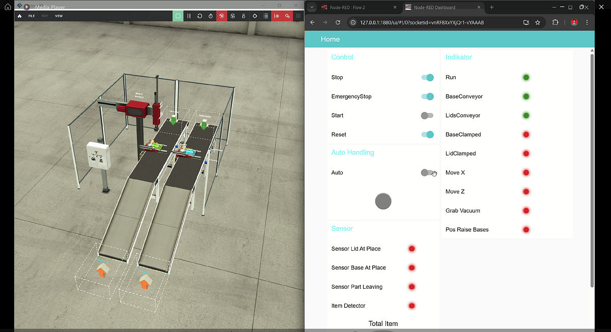 Kontrol Pick & Place Factory I/O dengan HMI Node-RED | by Fachrim Sidik ...