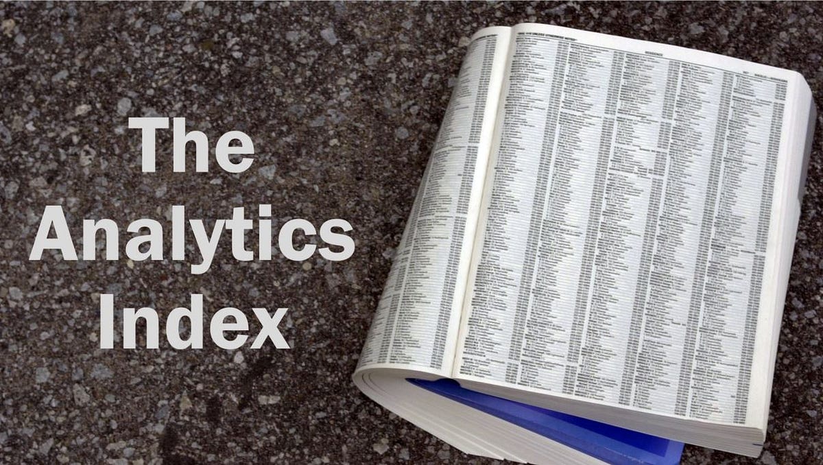 The Analytics Index — Resource Page for Analysts | by Phillip Law ...
