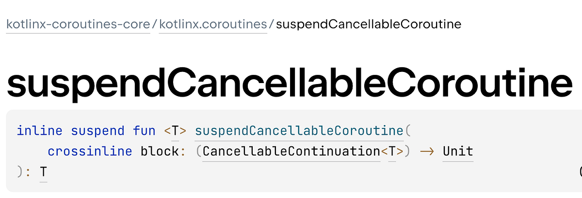 SuspendCancelableCoroutines made easy | by Nine Pages Of My Life | Dev ...