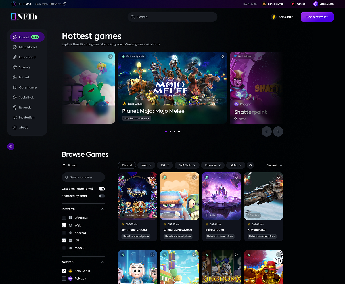 Introducing NFTb’s New Gaming Hub: Unleashing the Power of Web3 Gaming ...