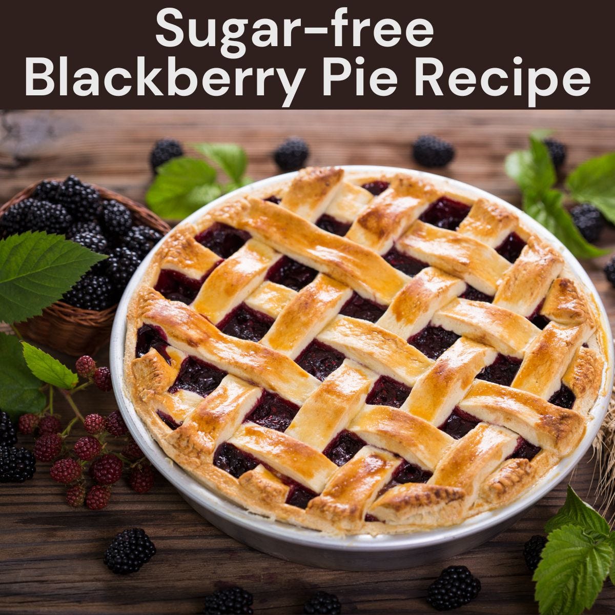 How to Bake Blackberry Pie Recipe Without Sugar | by Val Garner - 🖋️ ...