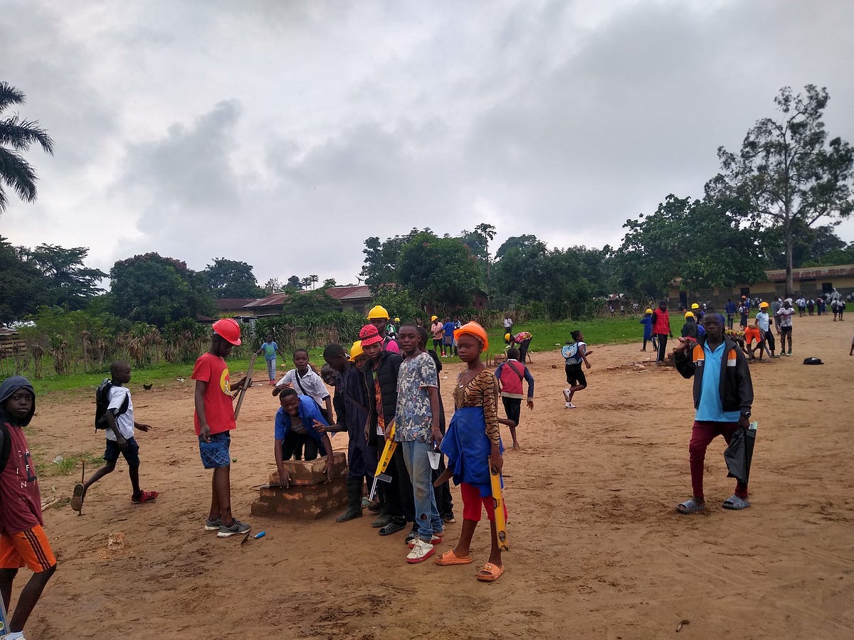 Help them to build together and they can do more… A group of children ...
