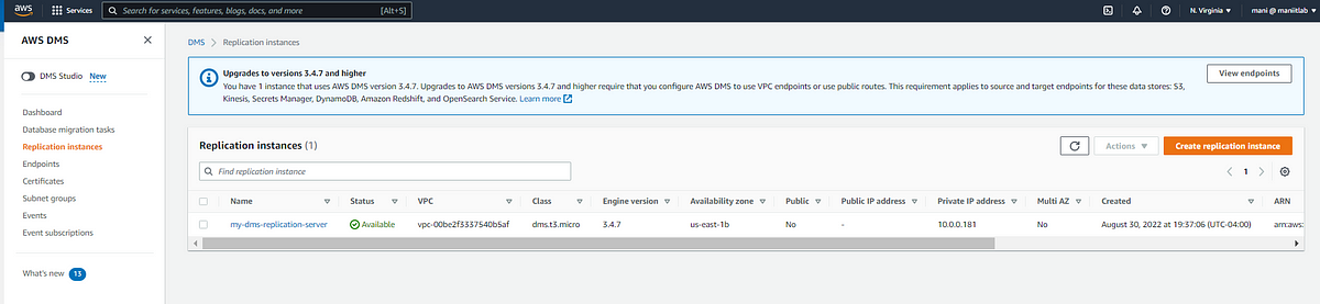 Aws Dms Data Migration Service Migrates Data From Aurora Mysql To S3 And Dynamodb By