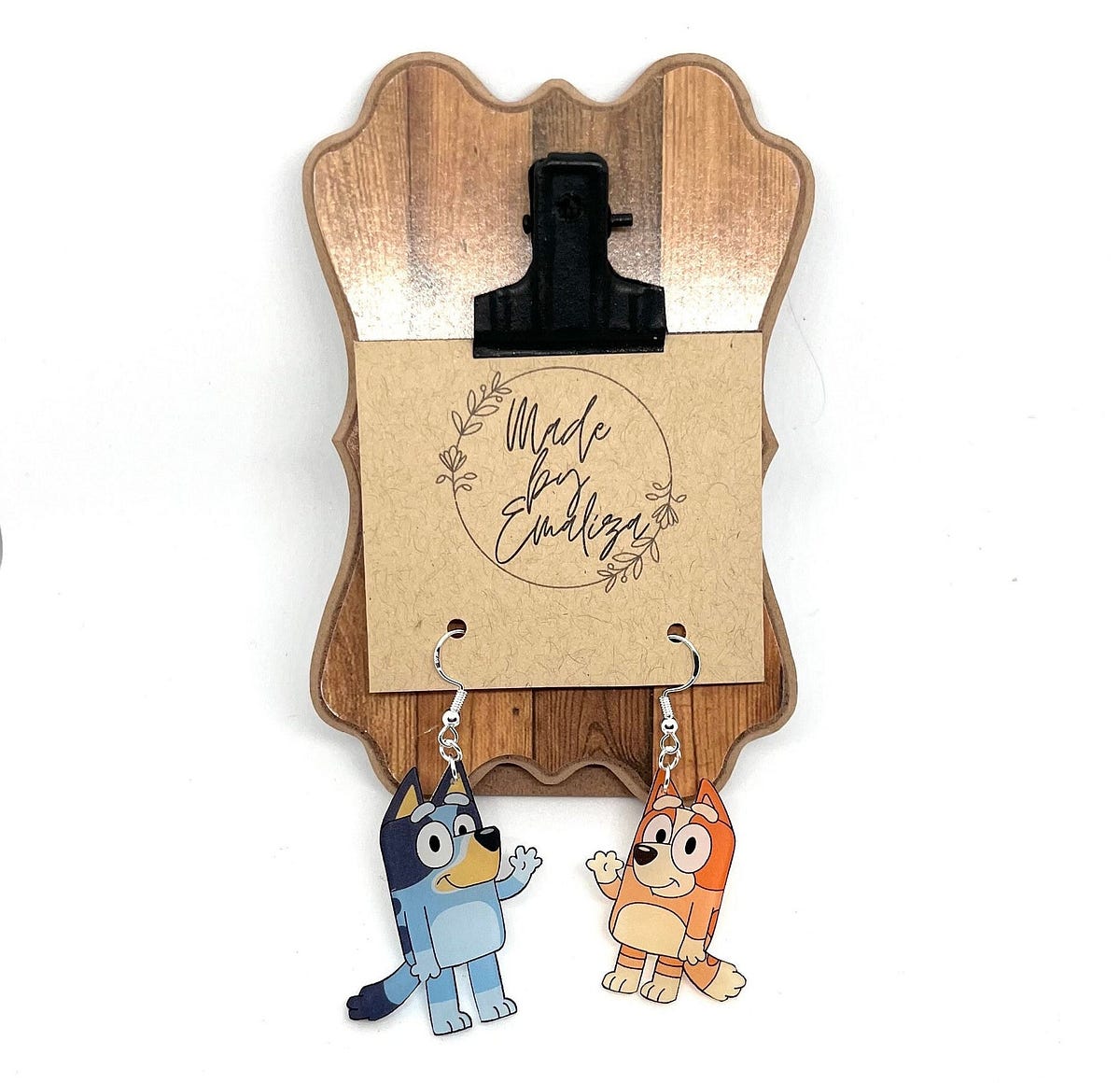 Blue Dog Show Inspired Dangle Earrings / Bluey Jewelry / Bingo and ...