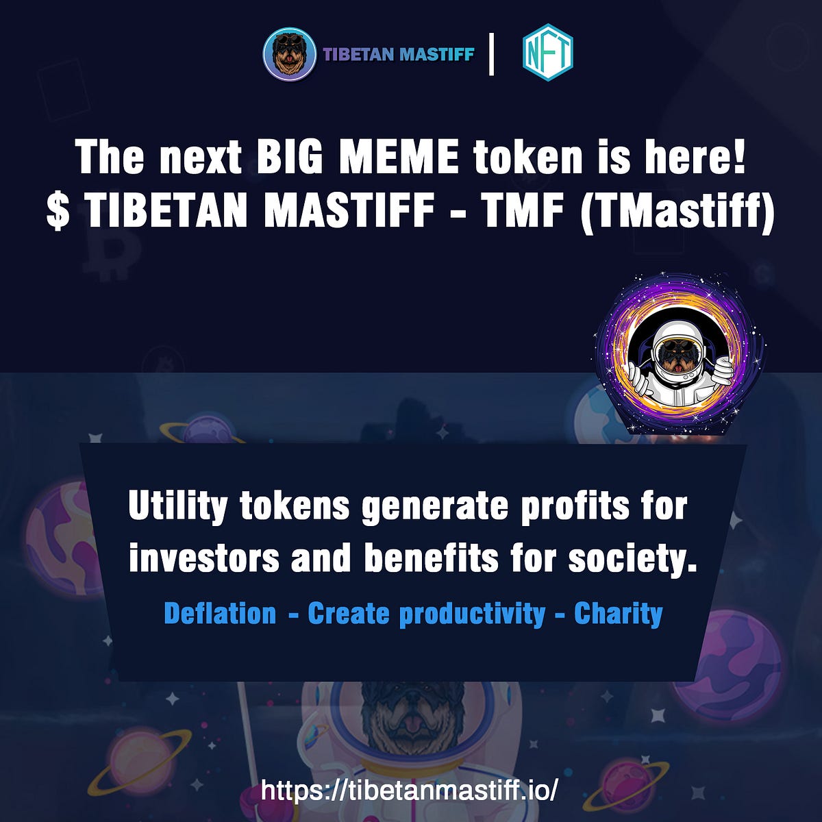 The next BIG MEME token is here! - Tibetan Mastiff - Medium