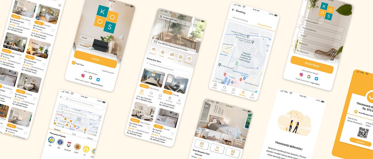 Case Study : Boarding Room Rental Application Redesign | Medium