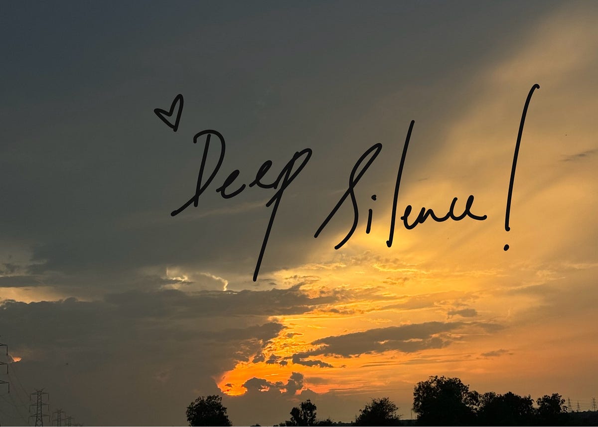 My silence is heavier than words. A true dilemma with silence | by ...