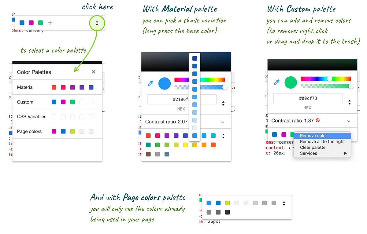 DevTools tips — day 8: Color picker | by Tomek Sułkowski | Medium