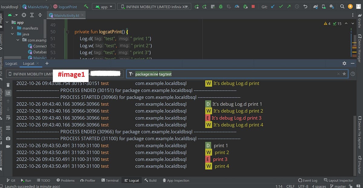 Logcat in Dolphin Version. Android Studio’s latest version’s… | by ...