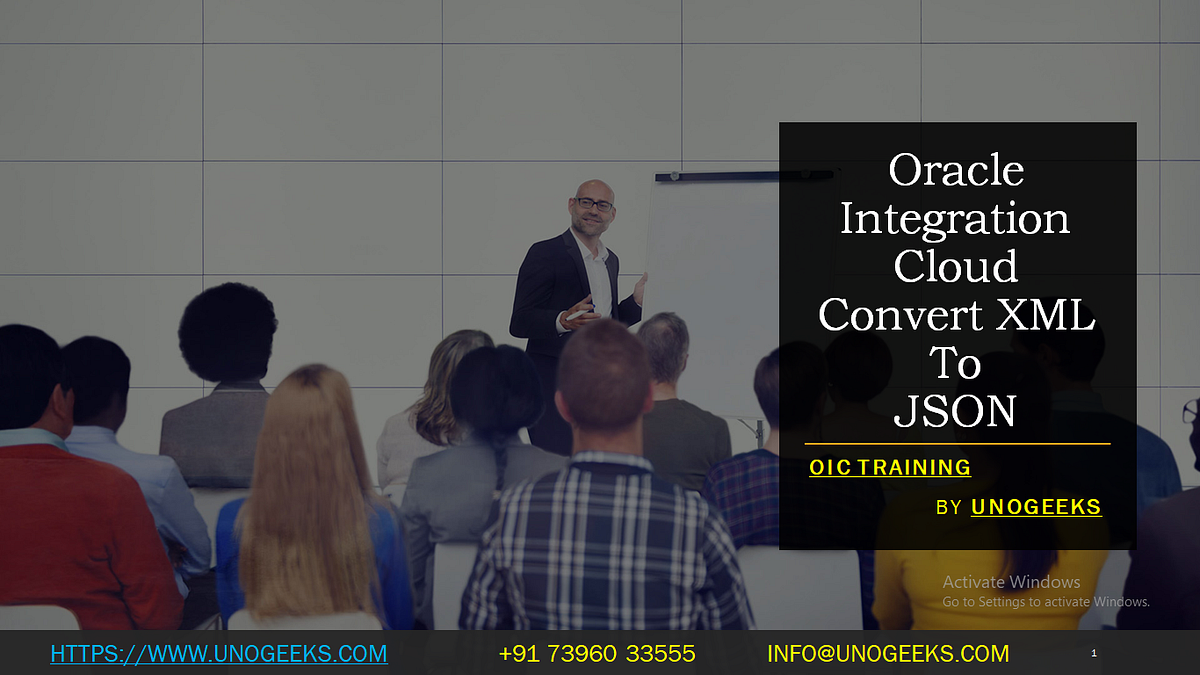 Oracle Integration Cloud Convert XML To JSON | by Techtutorsti | Medium