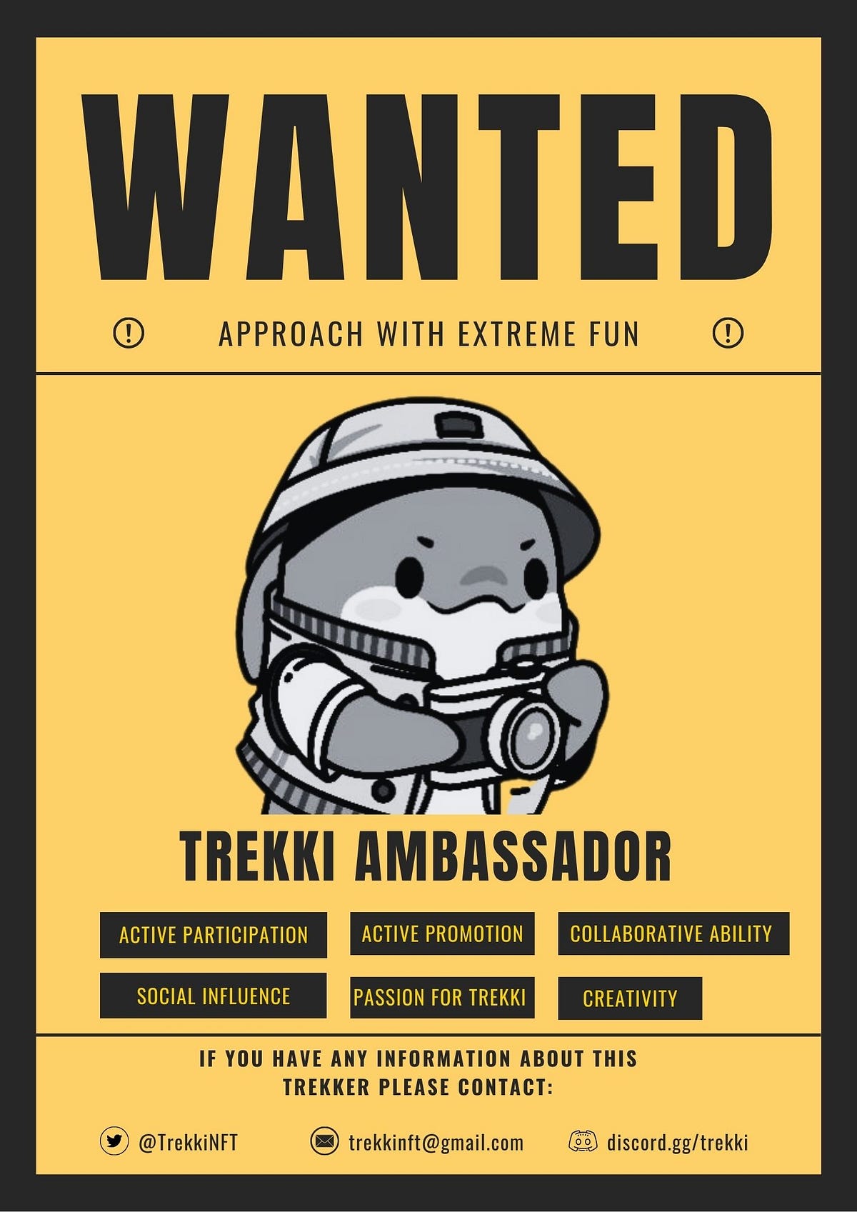 WANTED: Assistance in Apprehending the First Batch of Trekki ...