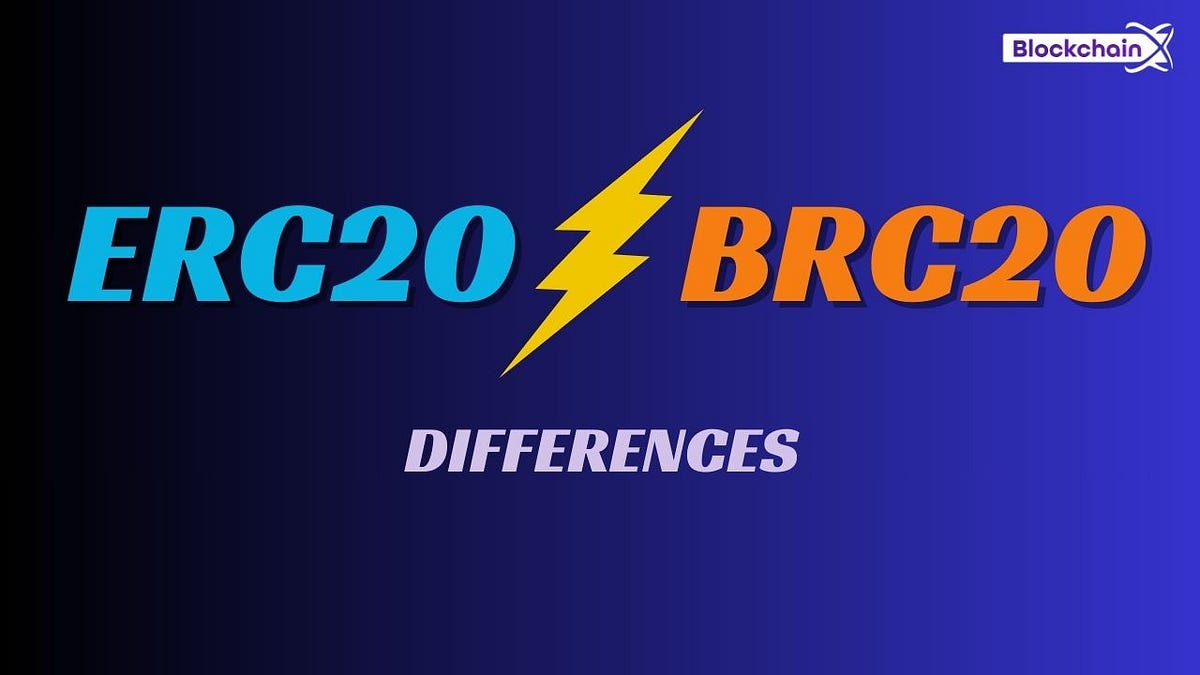 ERC20 vs BRC20 Tokens: History and its Difference | by Ragunath | Medium