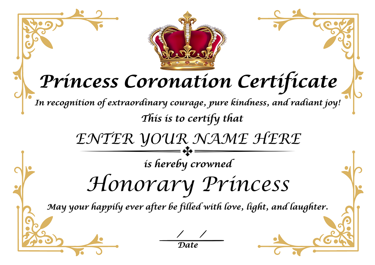 Design Majesty: Free Canva & Printable Coronation Certificates! | by ...