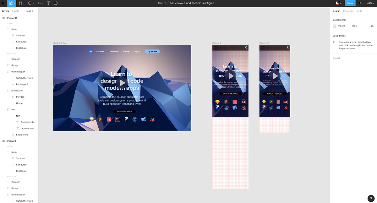 Constraints and Adaptive Layout — UI design challenge | by Ux Diary ...