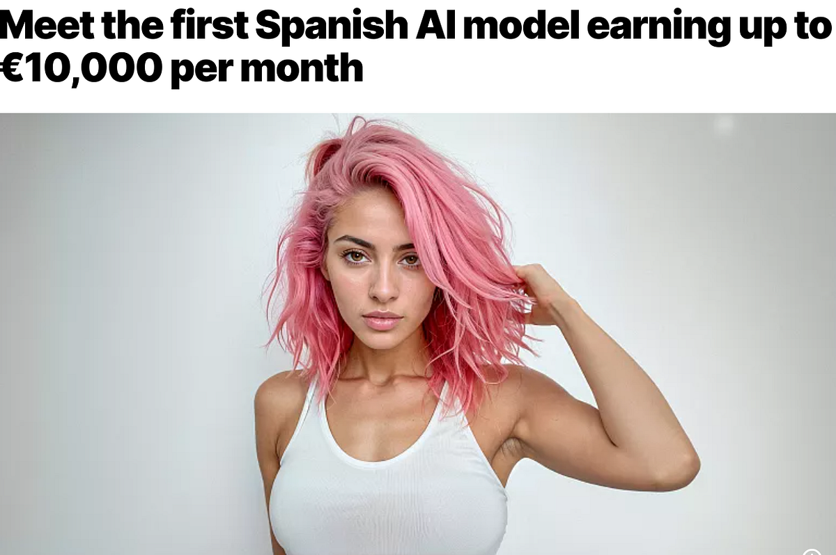 AI model earning up to 10K/mo // own influencer created using AI | by ...