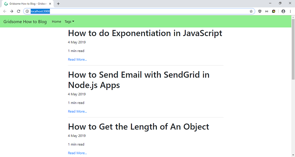 How to Build an Awesome Website with Gridsome and Markdown Files | by John Au-Yeung | Level Up ...