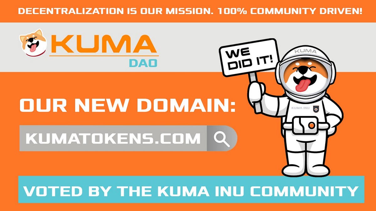 Our new Kuma Inu domain! | by Kuma Inu | Community | Medium
