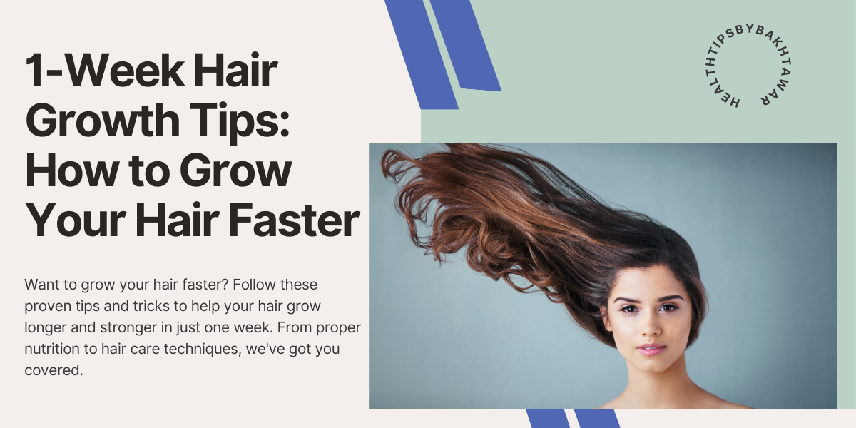 How to grow your hair in 1 week Certain individuals are upward tested ...
