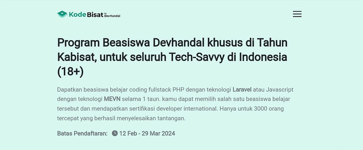 Bagaimana Cara ku menjadi Developer Handal bersama Codepolitan dan ...