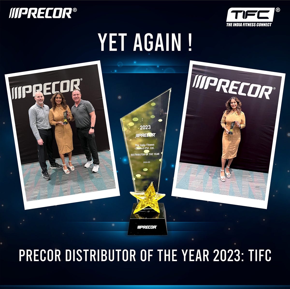 TIFC wins big!!! Building on the winning streak with our 4th PRECOR ...