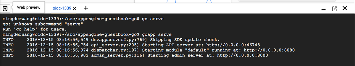 如何在 Google Cloud 撰寫和部署 Go 程式. Google 雲端 App Engine, 除了可以用 Python… | by mingderwang | Medium