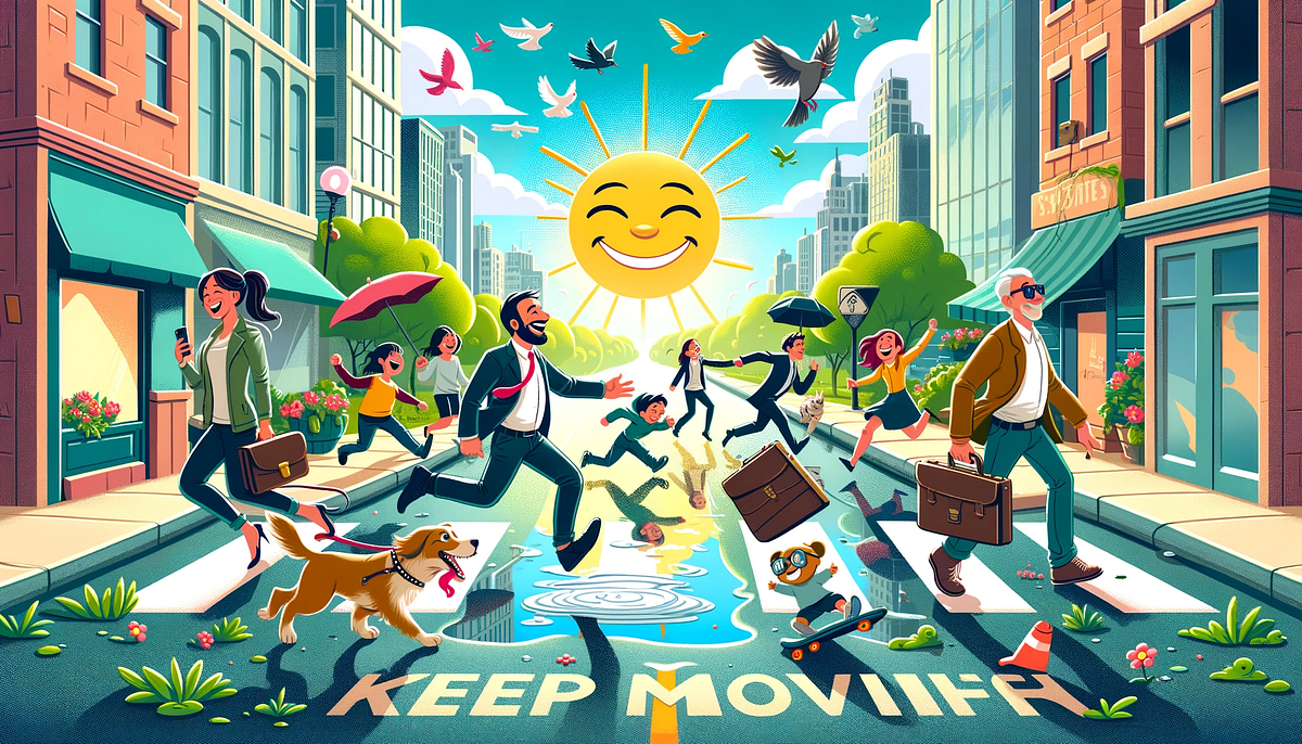 Keep Moving Forward: The Art of Embracing Life with a Smile | by ...