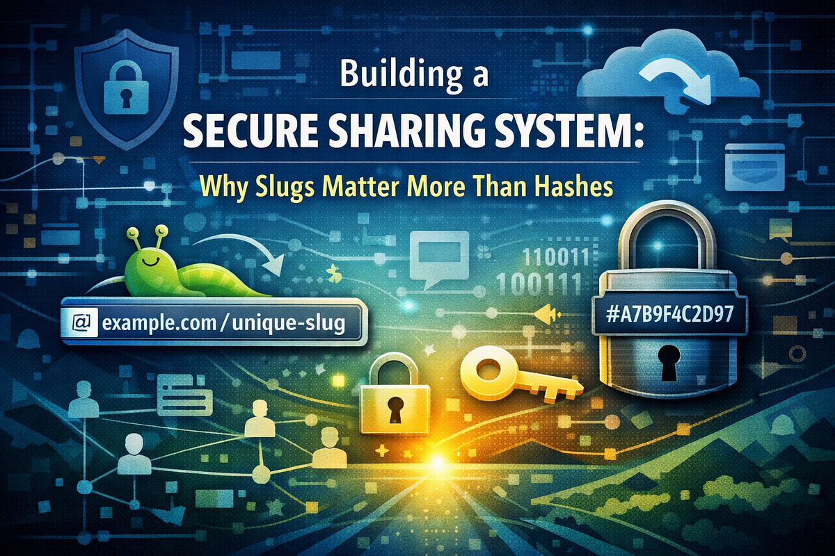 Building a Secure Sharing System: Why Slugs Matter More Than Hashes ...