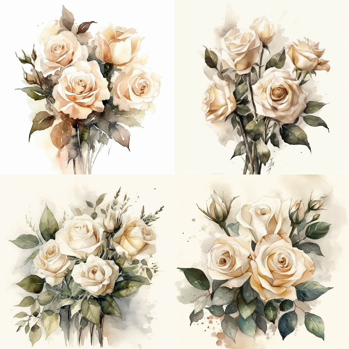 [Midjourney]Comparing watercolor drawing each version - GreenDotPlus ...