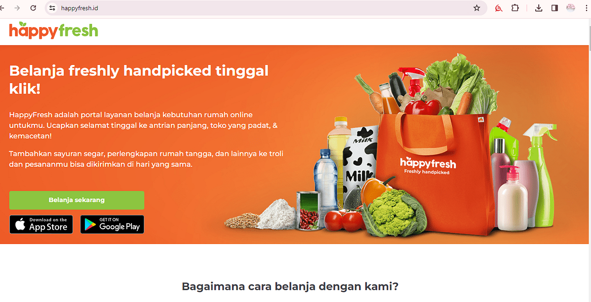 Unveiling the Magic of Happy Fresh Indonesia: Shop Simply by Lying Down (Part 1) | by Tya Ndaru ...